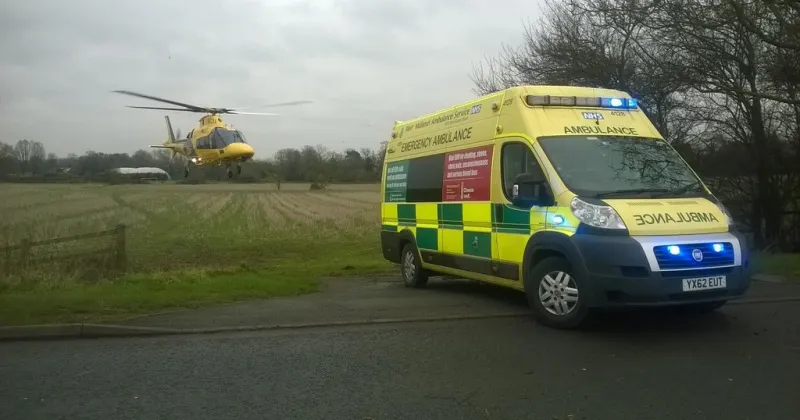 RTC near Stratford injures two men - West Midlands Ambulance Service ...