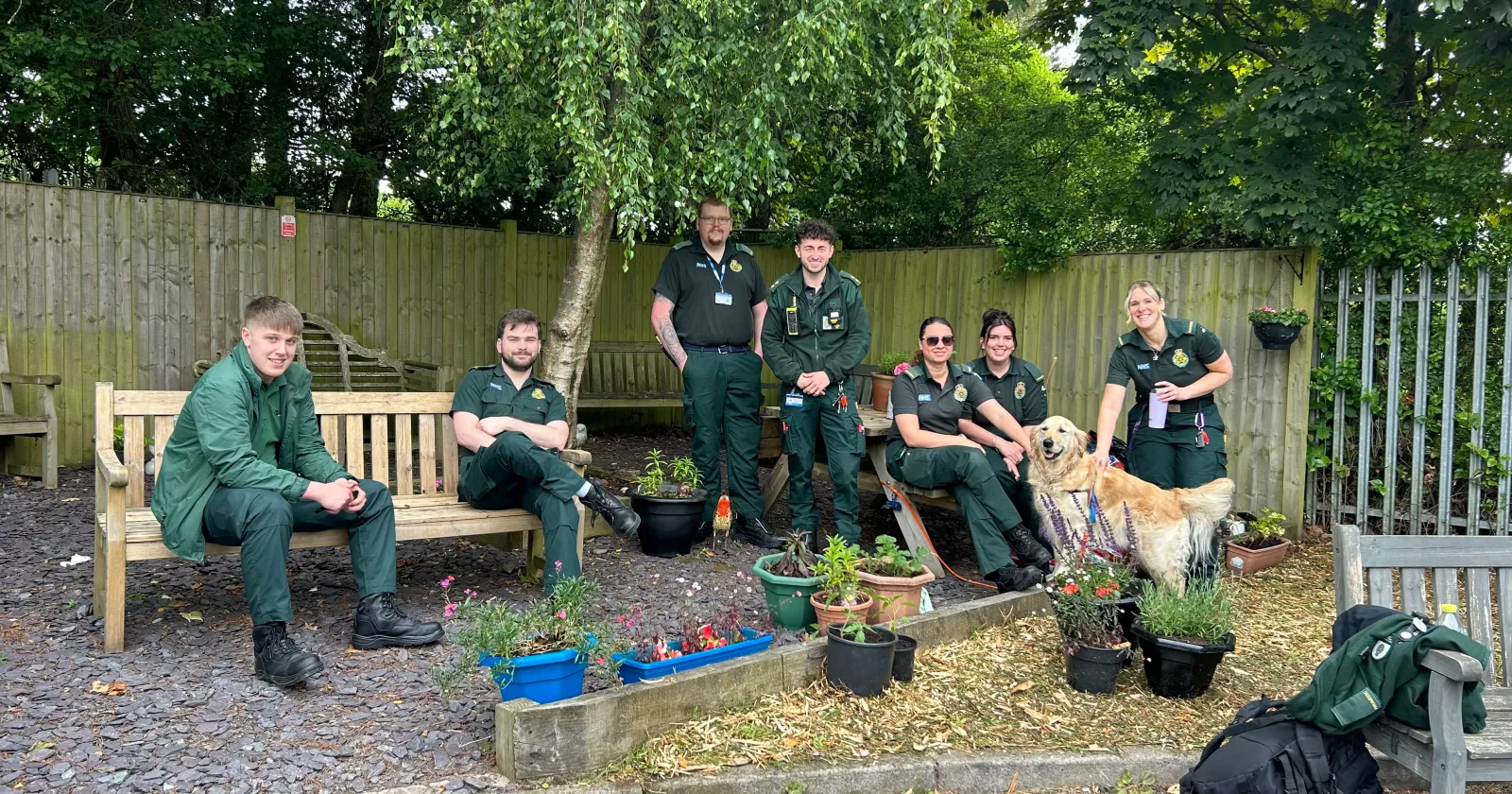 Generous Donations in Bloom at Dudley Hub - West Midlands Ambulance ...