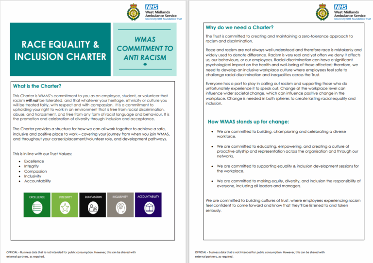Diversity and Inclusion Annual report 2024 to 2025 - West Midlands ...
