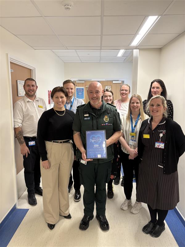 WMAS HALO wins award from hospital